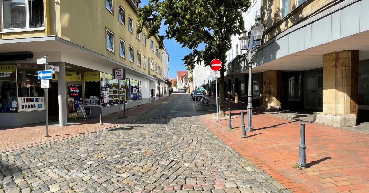 Kanalbaumaßnahme Königstraße beginnt am 20. November | Stadt Minden ...