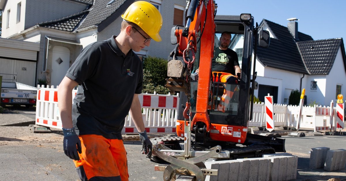 Straßenbauer*in | Stadt Minden – Die Stadt mit dem Plus
